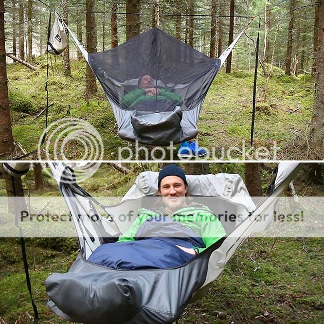 Hammock and a military ECWCS Goretex Sleep system for 4 seasons ...
